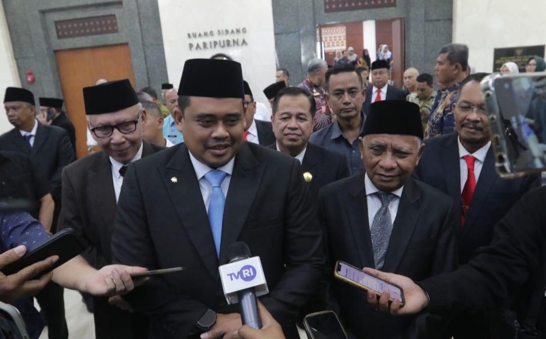 DPRD Sumut Umumkan Bobby Nasution dan Surya Sebagai Gubernur dan Wakil Gubernur Terpilih